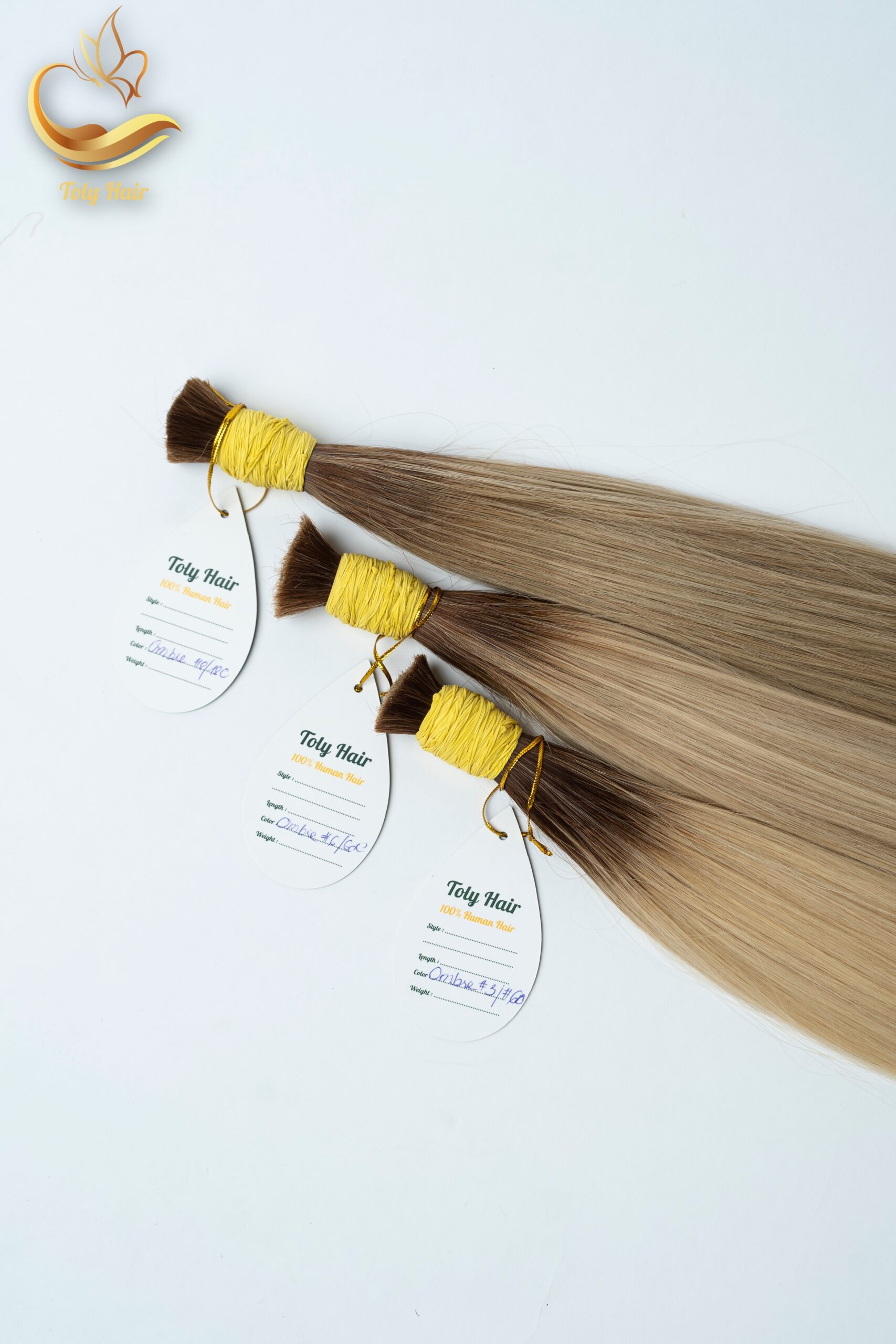 Hot trend bulk hair various Colors Human hair extension | Toly Hair ...